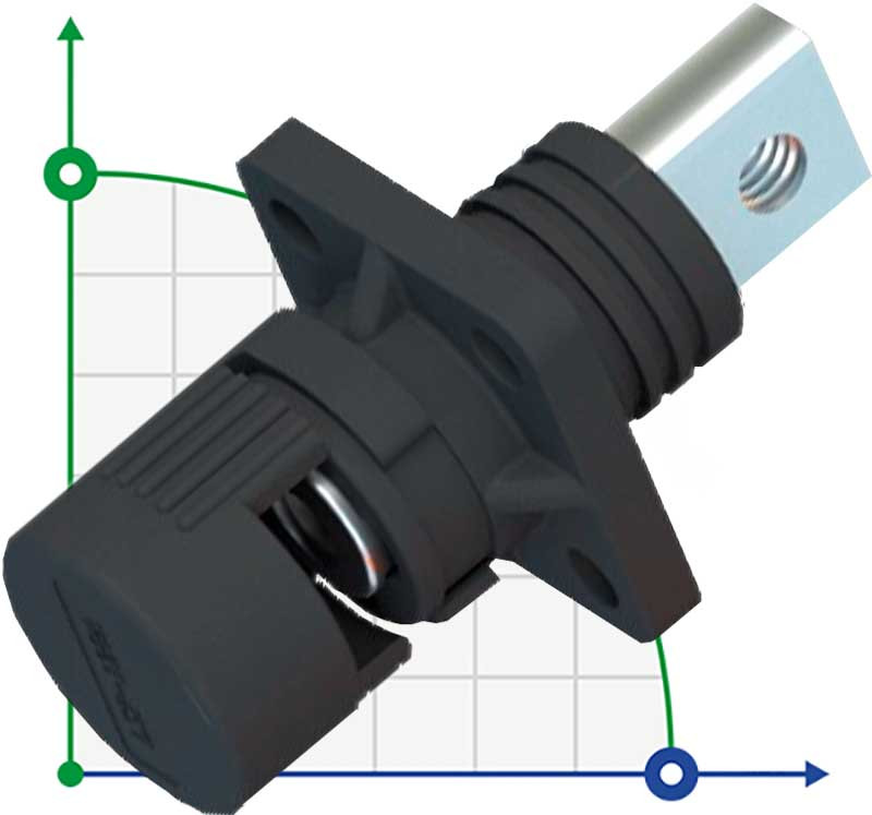 Buy CN06-LSP120A-03-M, 120A, 1000V DC Bolt Connector Threaded Hole ...