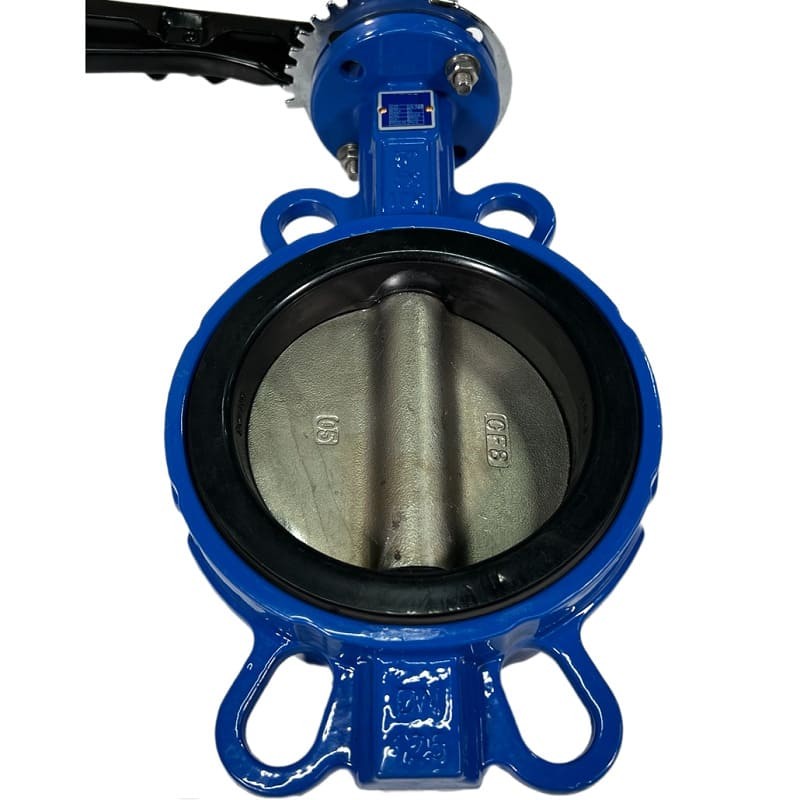 Buy PN16 DN125 Butterfly valve, cast iron body, AISI 304 disc, Seat ...
