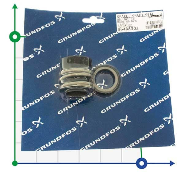 Buy Grundfos BAQE 28 mm pump shaft seal for TP/NB/NK Grundfos Art ...