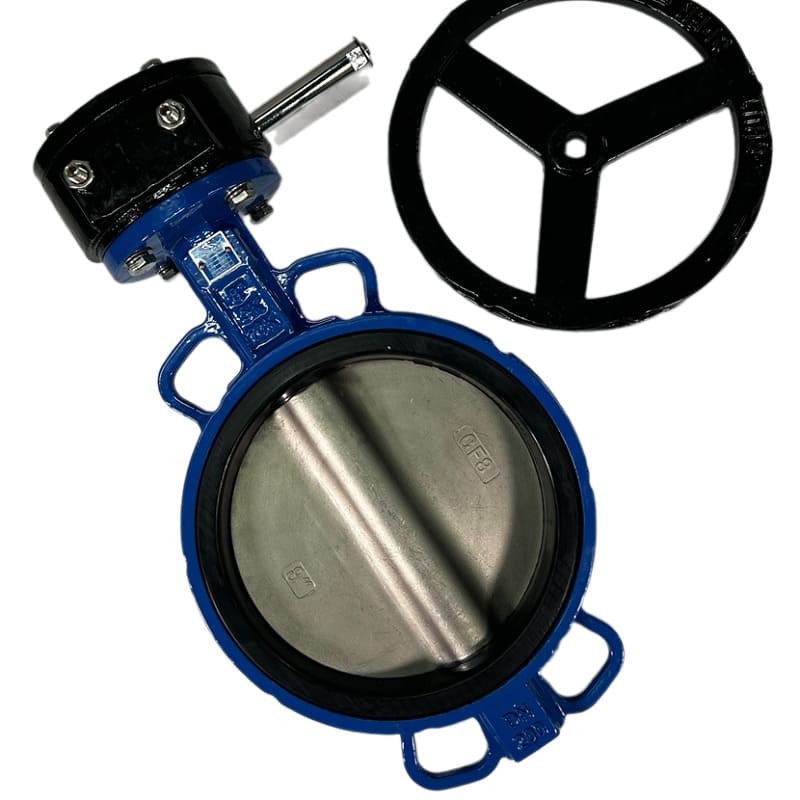 Buy PN16 DN200 Butterfly valve, cast iron body, AISI 304 disc, Seat ...