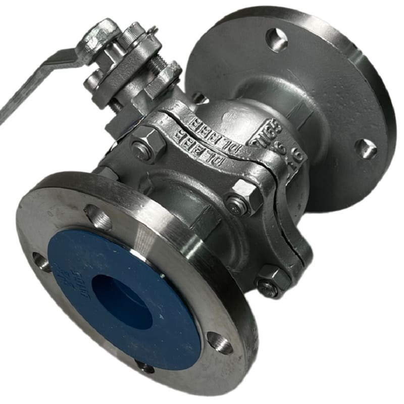 Buy PN16 DN65 Stainless steel ball valve AISI 316, Seat: PTFE — Sealing ...