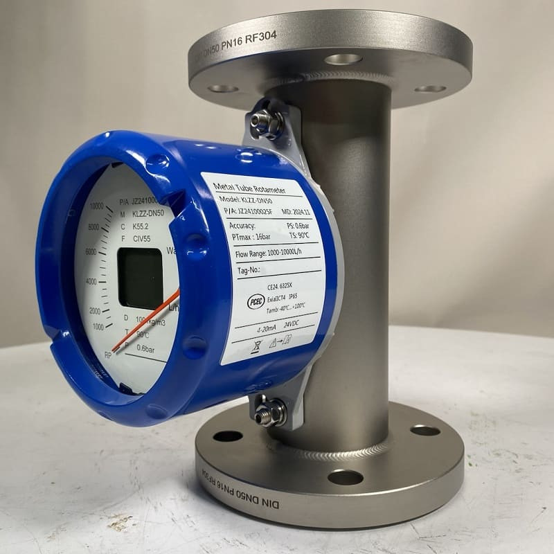 Buy DN50 Stainless steel flow meter rotameter KLZZ PN16 (water), 1000 ...