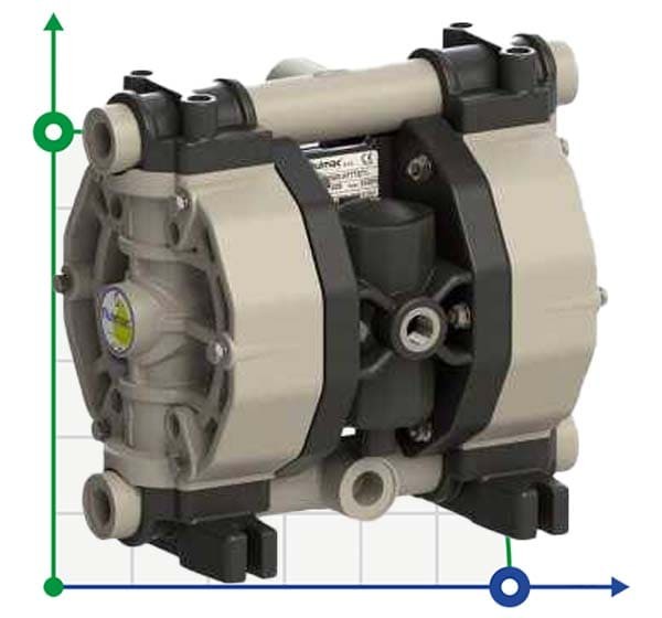 Buy Pneumatic Membrane Pump PHOENIX P65 PP HYTREL+PTFE ATEX — Sealing ...