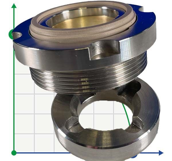Buy Mechanical seal Cryostar R-MFLC12 27,5, PPCF/TC, VITON, 316 ...