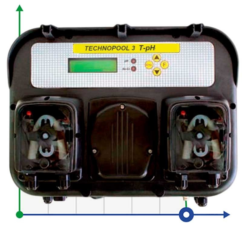 Двойной перистальтический дозирующий насос AQUA PDP TECHNOPOOL 3 TT-PH ...