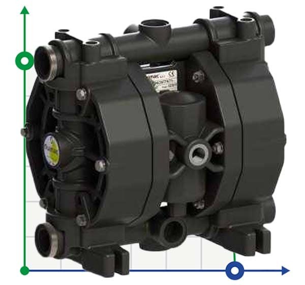 Buy Pneumatic Membrane Pump PHOENIX P100 PVDF ATEX — Sealing.com.ua