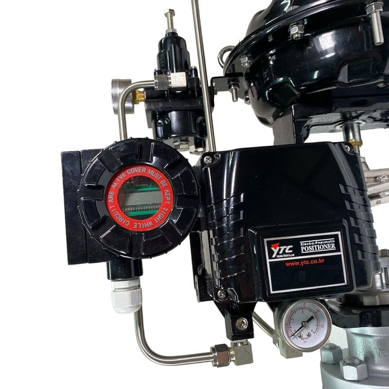 Buy DN40 Pneumatically actuated control valve 10P11Y-DNx4016Z-L122C-C ...