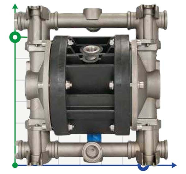 Buy Pneumatic diaphragm pump MINIBOXER AISI 316 IMIN-A-HTTAT-- — Sealing.com.ua