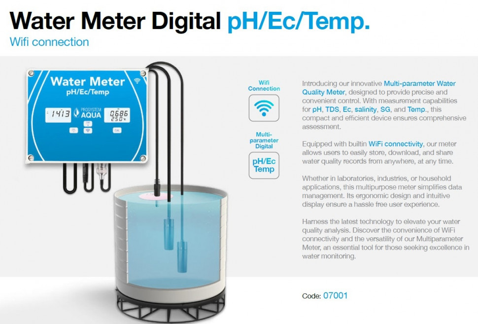 Buy Multi-parameter water quality meter, pH, TDS, Ec, salinity, SG ...
