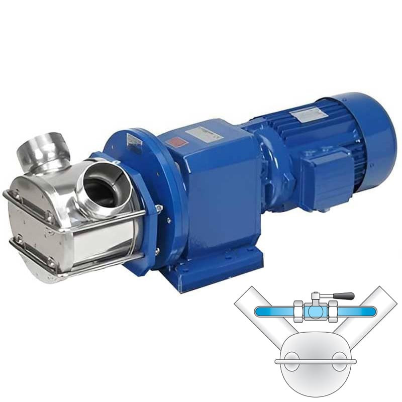 Buy Impeller pump for pumping grape must LIVERANI RID MAXI 80 +BY-PASS ...