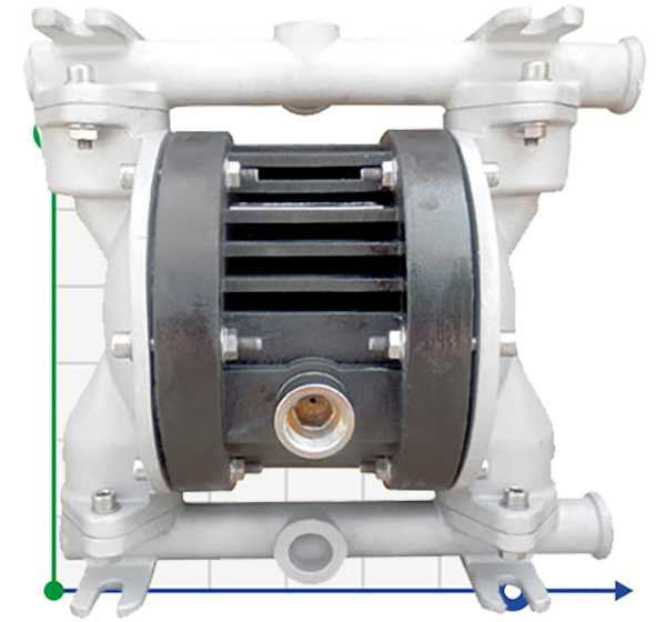 Buy RUBY 115A-P-TAT-FT pneumatic diaphragm pump — Sealing.com.ua