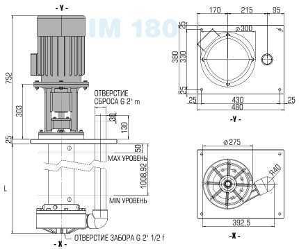 Buy Vertical centrifugal pump IM PP 180 — Sealing.com.ua