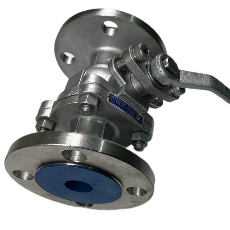 Buy PN16 DN40 Stainless steel ball valve AISI 316, seat PTFE — Sealing ...